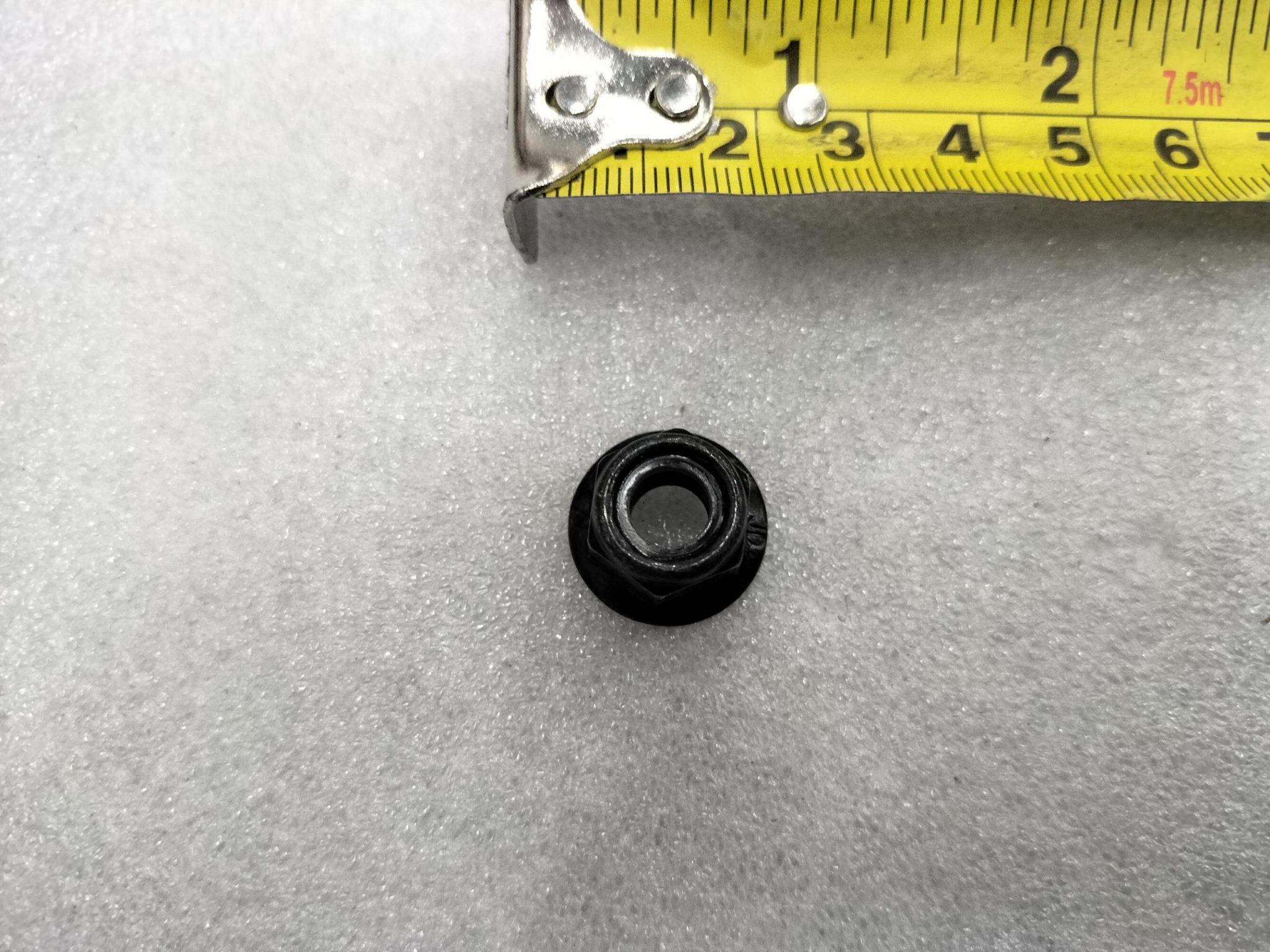 Non-Metallic Insert Hex Flange Lock Nut Q33808T13F38HP1.25 ...