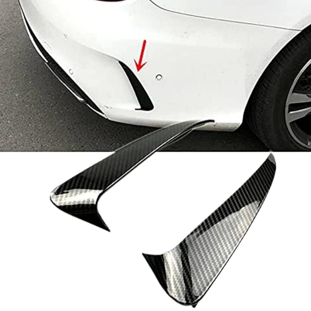 AMG Rear Bumper Diffuser Fin Spoiler for Mercedes-Benz C-Class C-Coupe ...