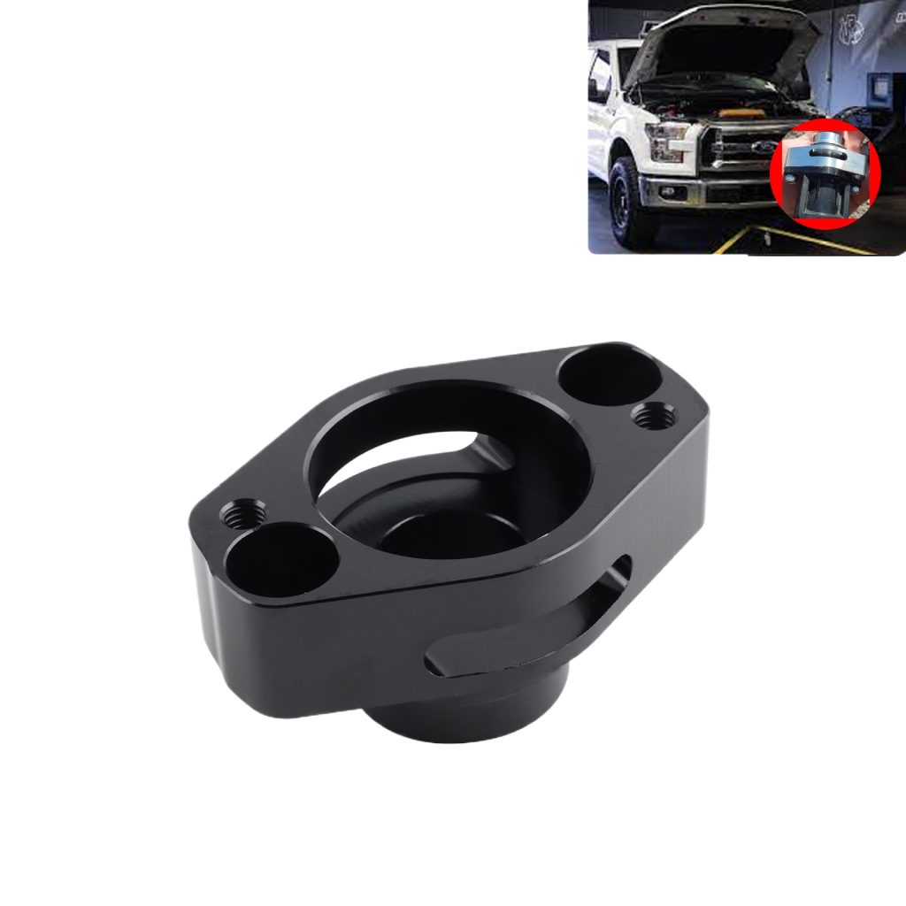 Aluminum Turbo Blow Off Valve Adapter BOV for 2016+ Ford F-150 2.7L 3 ...