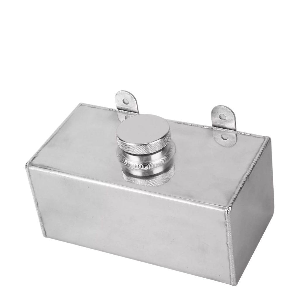 Aluminum 2L Auxiliary Radiator Expansion Tank with Welded Fuel Tank Cap ...