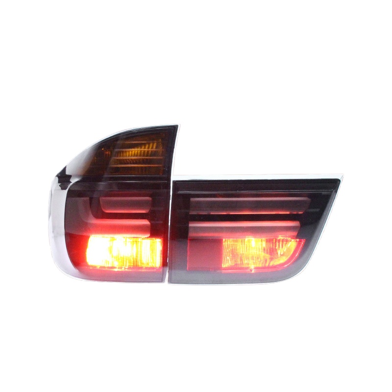 Smoked LED Tail Light Assembly Set For BMW X5 E70 2007 2013 TeslGo Smoked LED Tail Light Assembly Set For BMW X5 E70 2007 2013 TeslGo