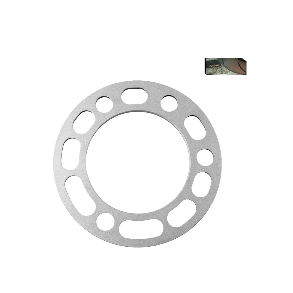 Universal Aluminum Wheel Spacer 6-Hole, 6mm Thickness, Large Outer ...