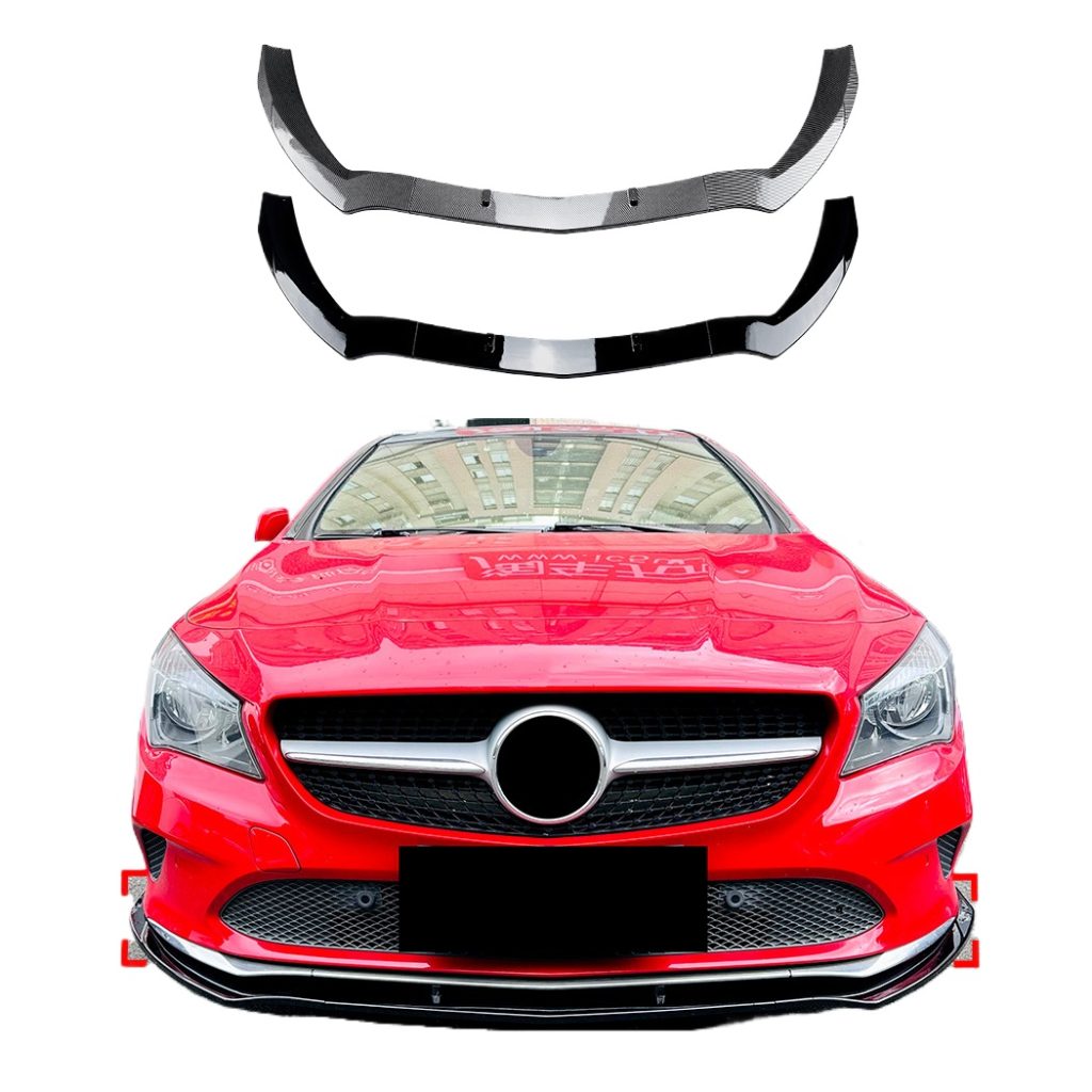 Front Bumper Lip Spoiler Splitter for Mercedes Benz CLA C117 (2016-2019 ...