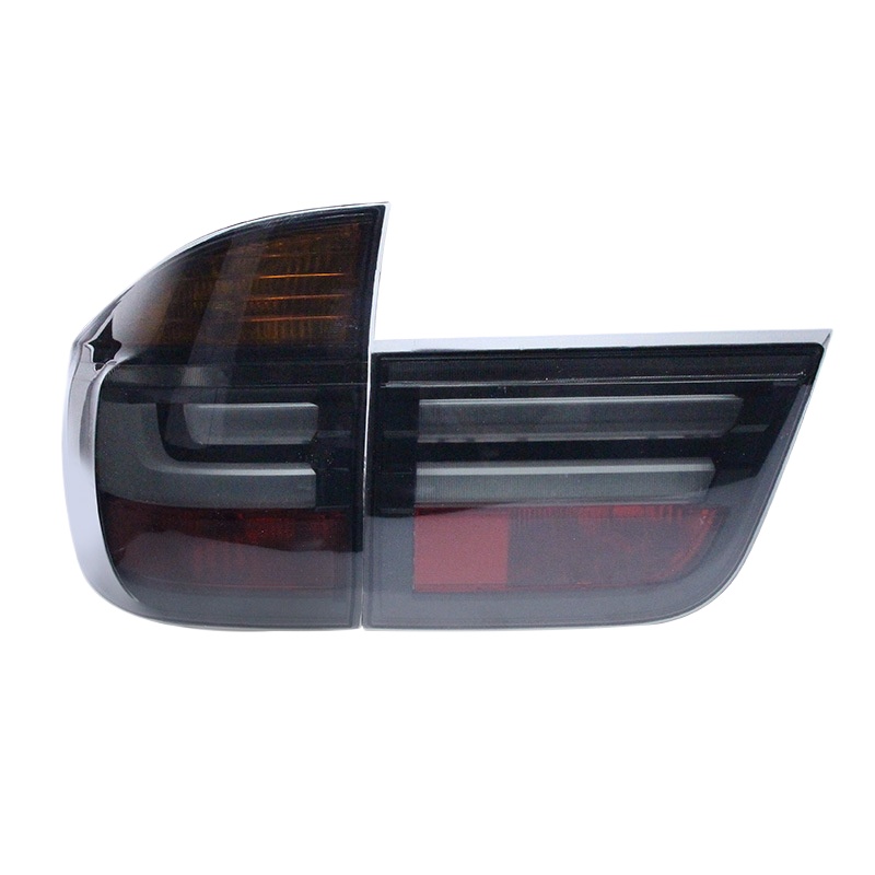 Smoked LED Tail Light Assembly Set For BMW X5 E70 2007 2013 TeslGo Smoked LED Tail Light Assembly Set For BMW X5 E70 2007 2013 TeslGo