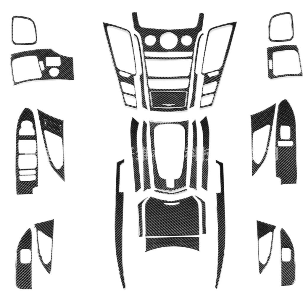 Full Set Carbon Fiber Interior Trim Kit for Cadillac CTS (2008-2013 ...