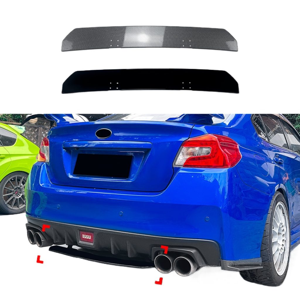 Rear Lip Spoiler External Trim for Subaru WRX STI VA (2015-2021) – TeslGo