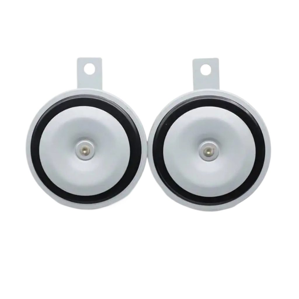Basin Electric Horn 100mm Dual Tone Air Disk Horn for Russian Cars 2108 ...
