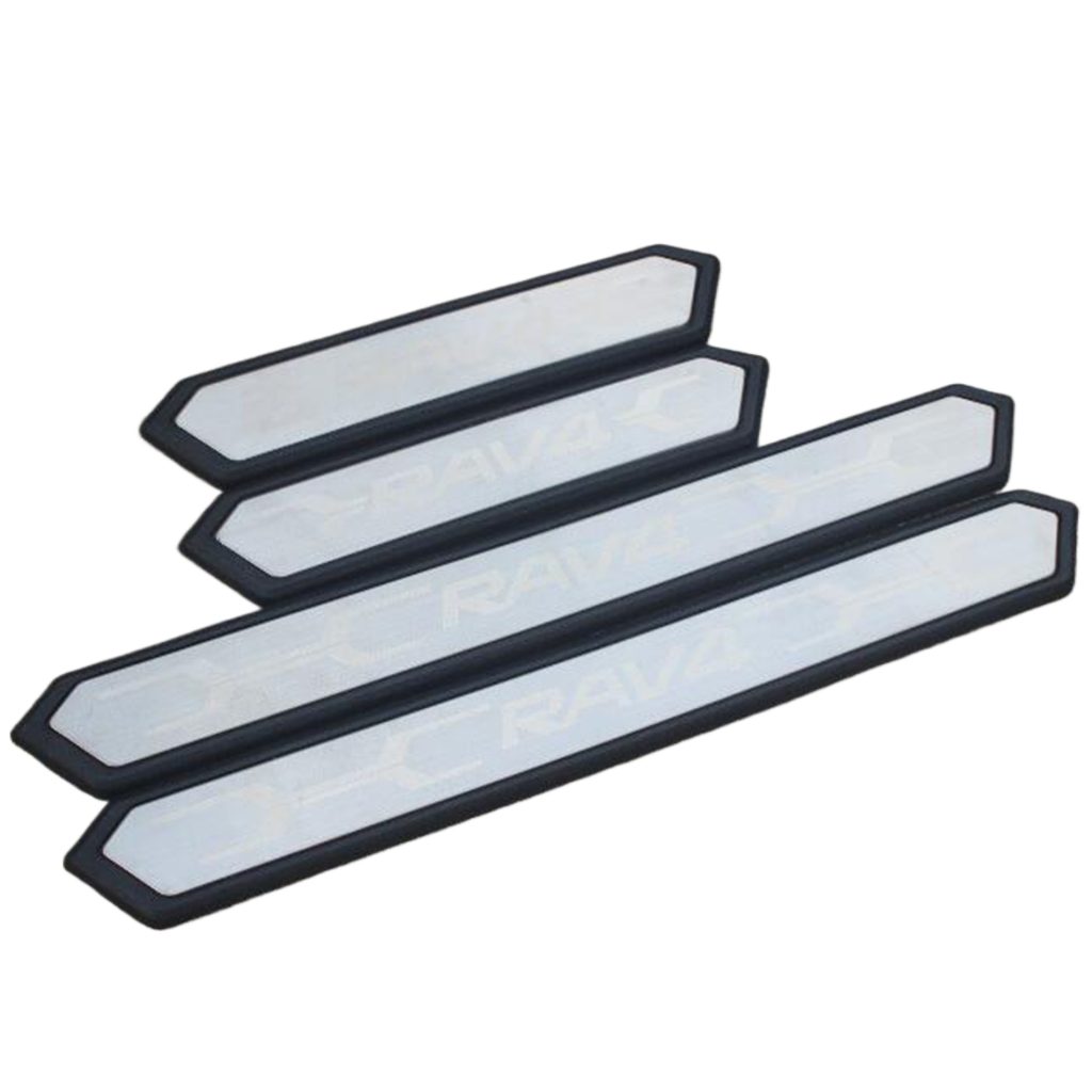 4Pcs Stainless Steel Scuff Plate Door Sill Trim Welcome Pedal for ...